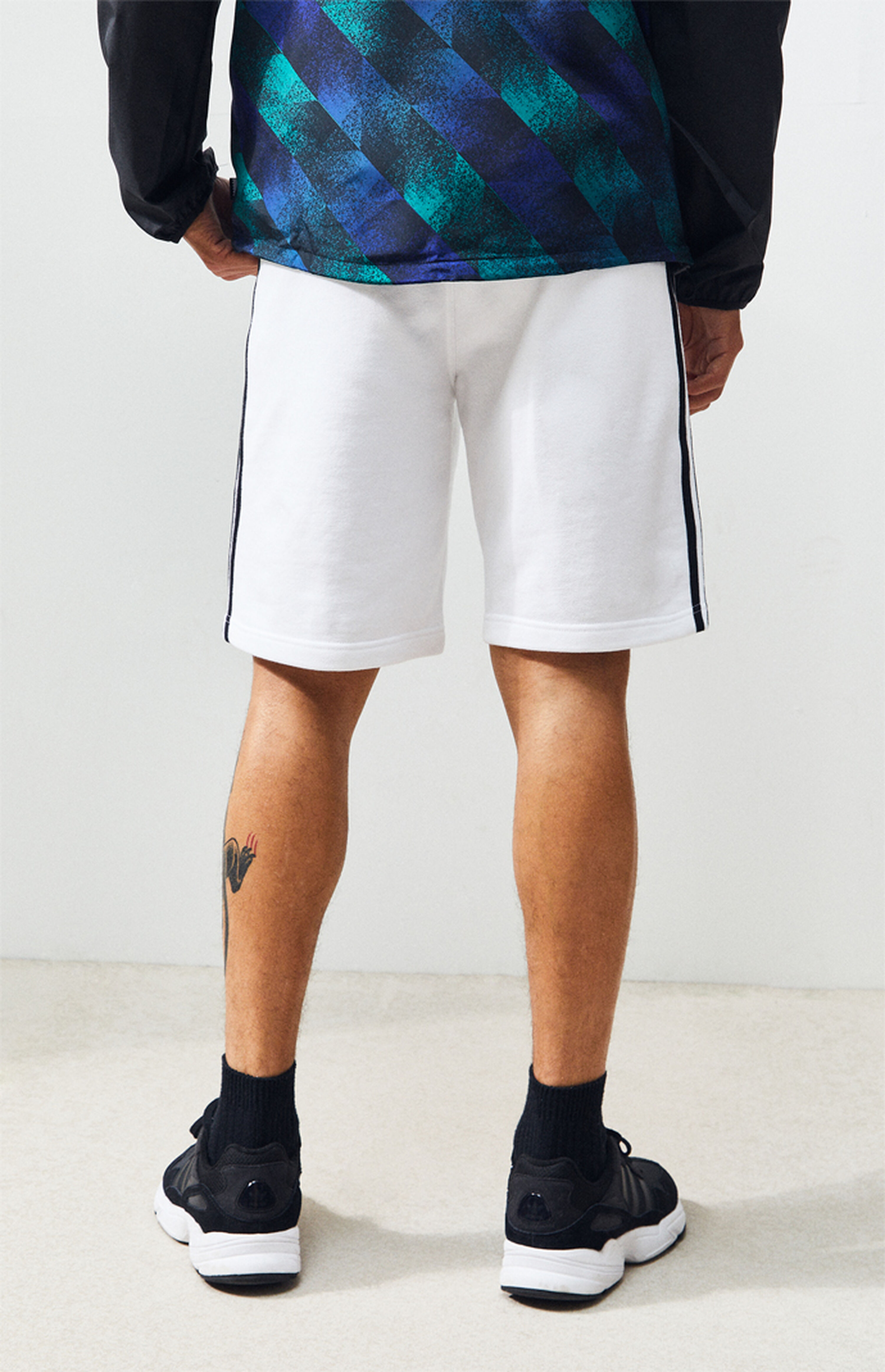 adidas White 3-Stripes Active Shorts | PacSun | PacSun