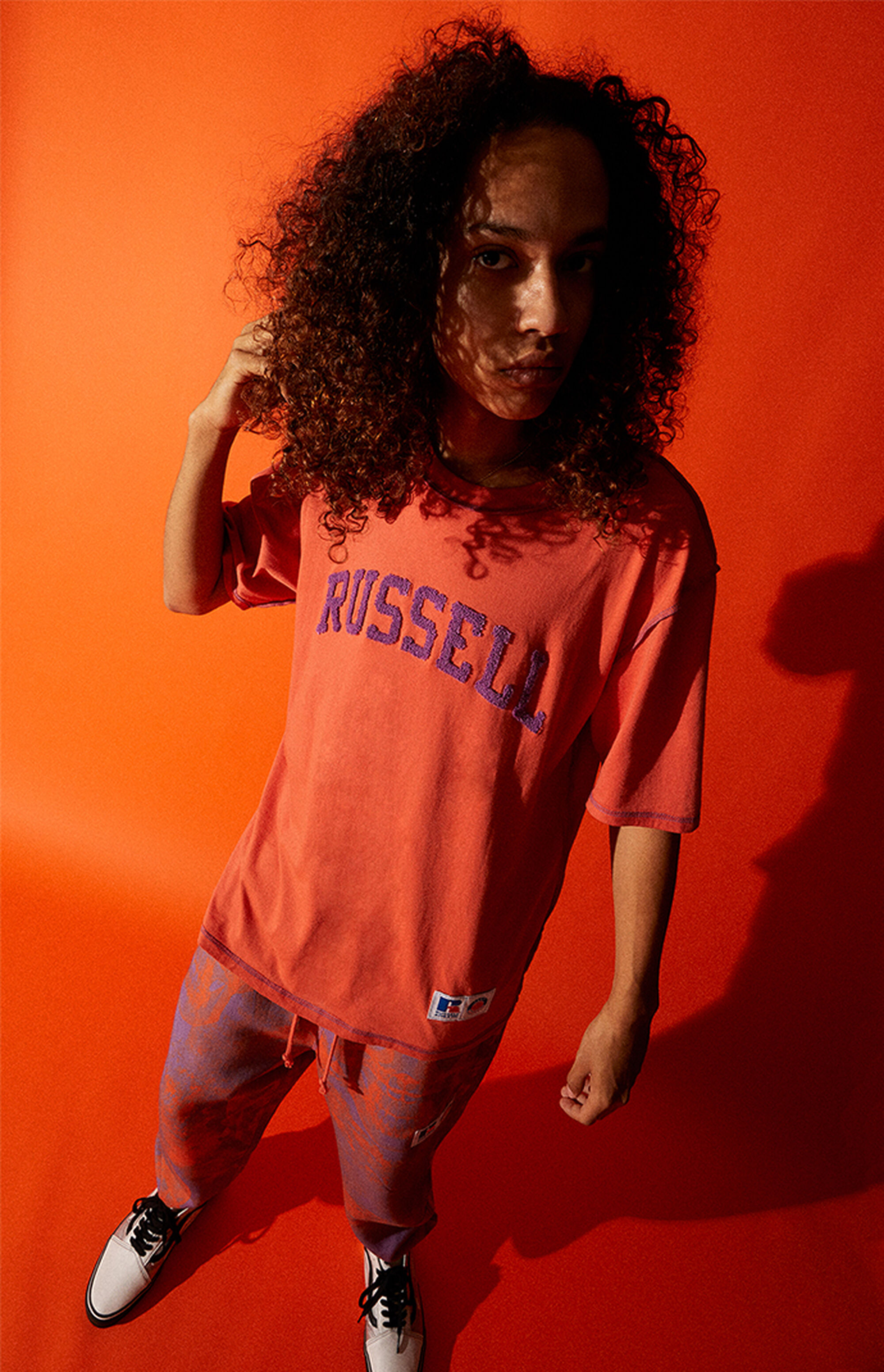 A$AP WORLDWIDE x Russell Athletic Rust Logo T-Shirt | PacSun