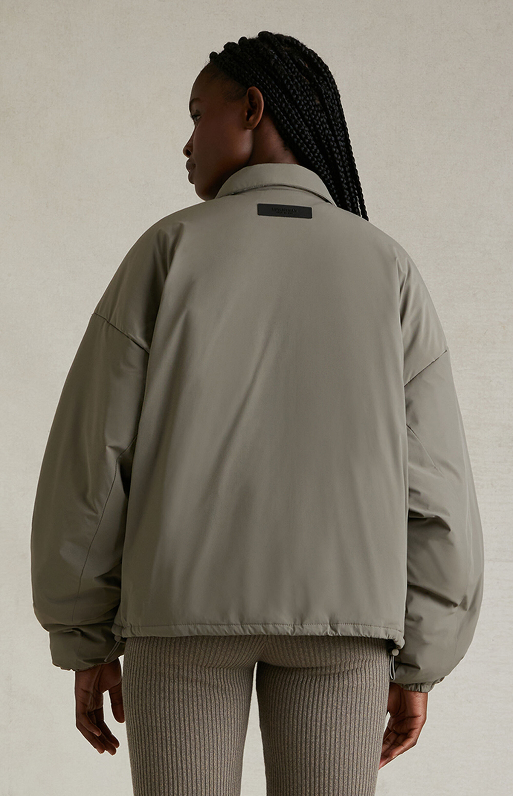 Fear of God Essentials Women's Dust Shell Bomber Jacket | PacSun