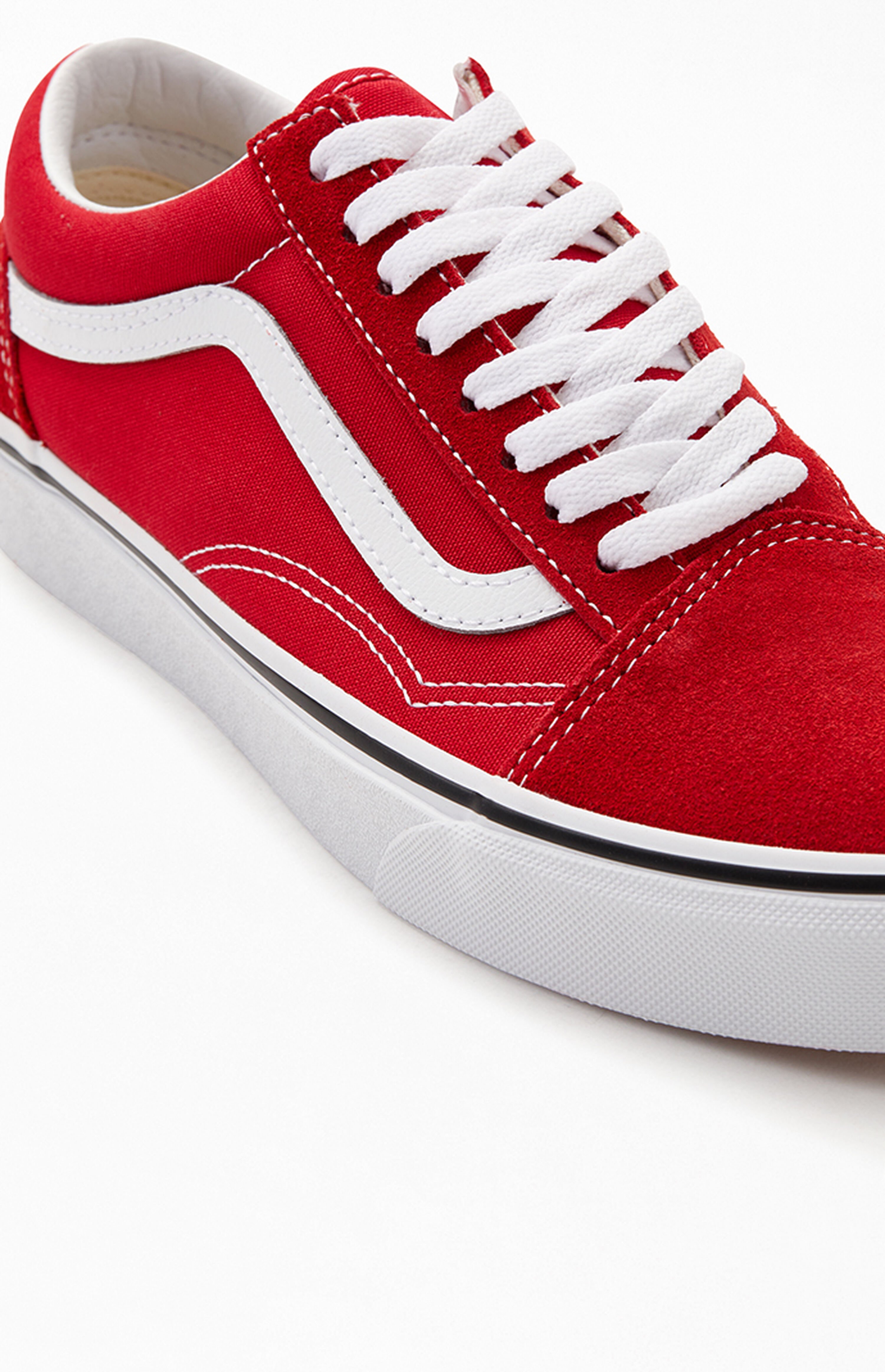 Vans Red Old Skool Shoes Pacsun