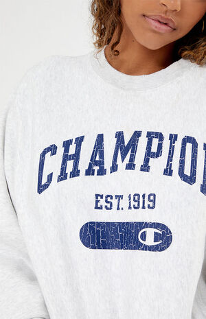 Champion Reverse Weave Oversized Crew Neck Sweatshirt | PacSun