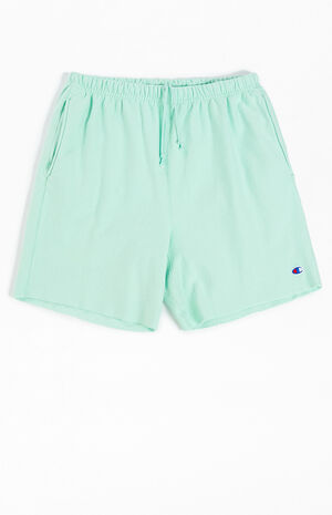 Champion Sand Reverse Weave Cut Off Relay Shorts | PacSun