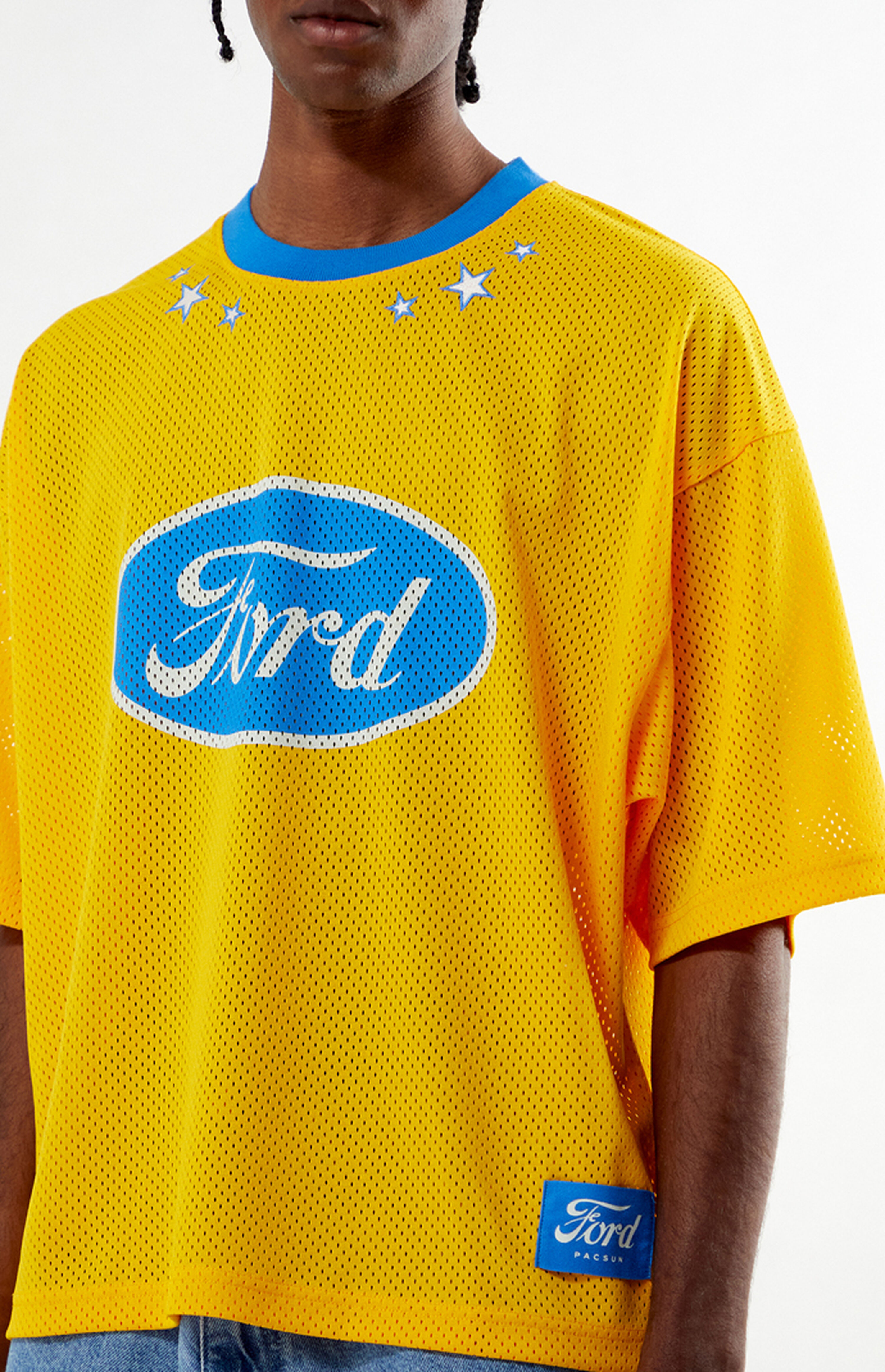 FORD Logo And Stars Mesh Jersey | PacSun