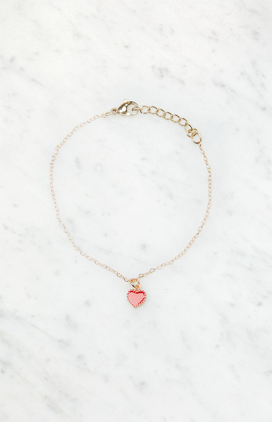 John Galt Red Heart Bracelet | PacSun