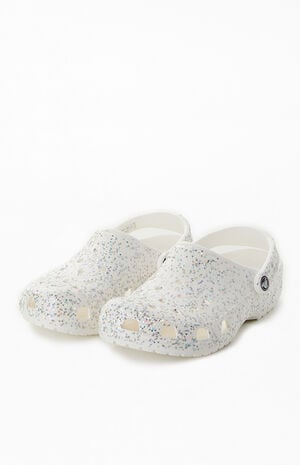 Crocs Women's Classic Starry Glitter Clogs | PacSun