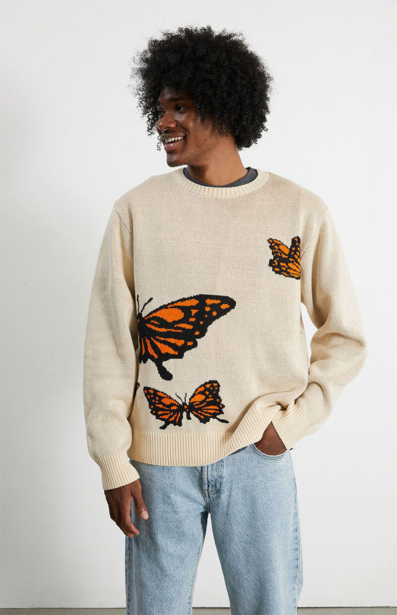 Pacsun Butterfly Crew Sweater | PacSun