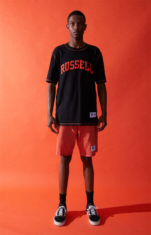 A$AP WORLDWIDE x Russell Athletic Black Logo T-Shirt | PacSun