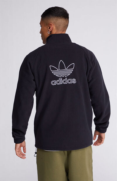 adidas Recycled Adicolor Classics Trefoil Teddy Fleece Jacket | PacSun
