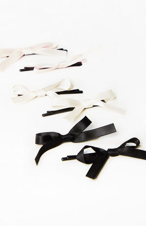 Pacsun 6 Pack Mini Bow Hair Clips | PacSun