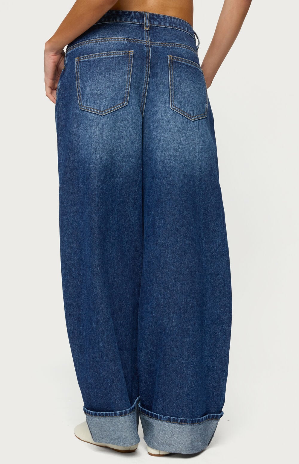 Edikted Kella Extra Oversized Low Rise Jeans | Pacsun