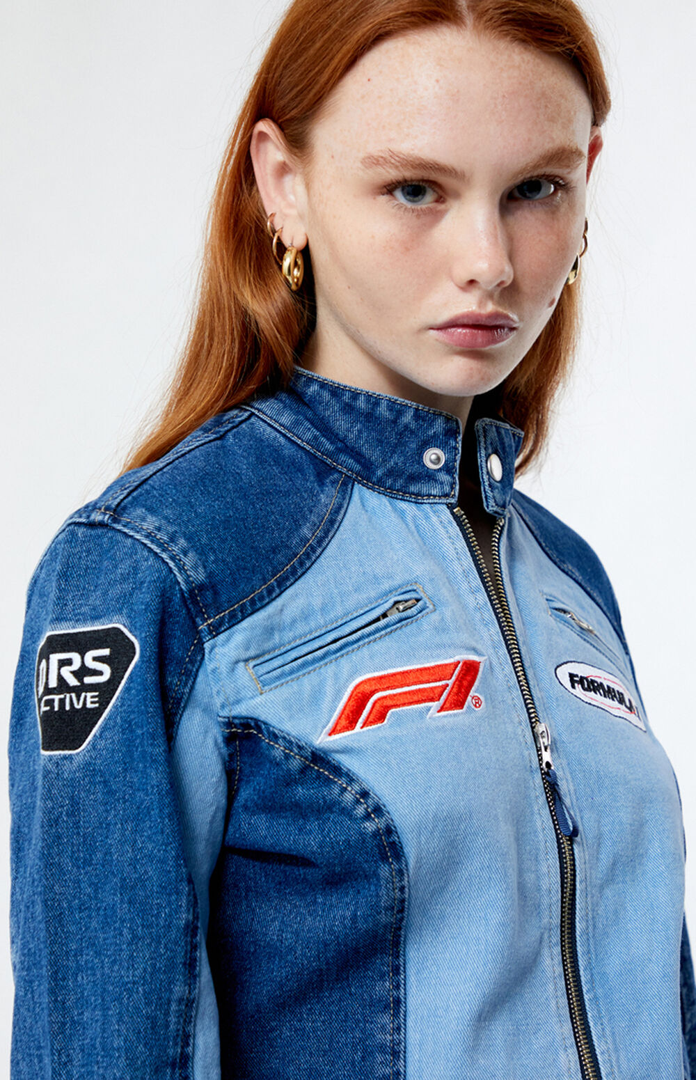 Formula 1 x PacSun Denim Moto Jacket | PacSun
