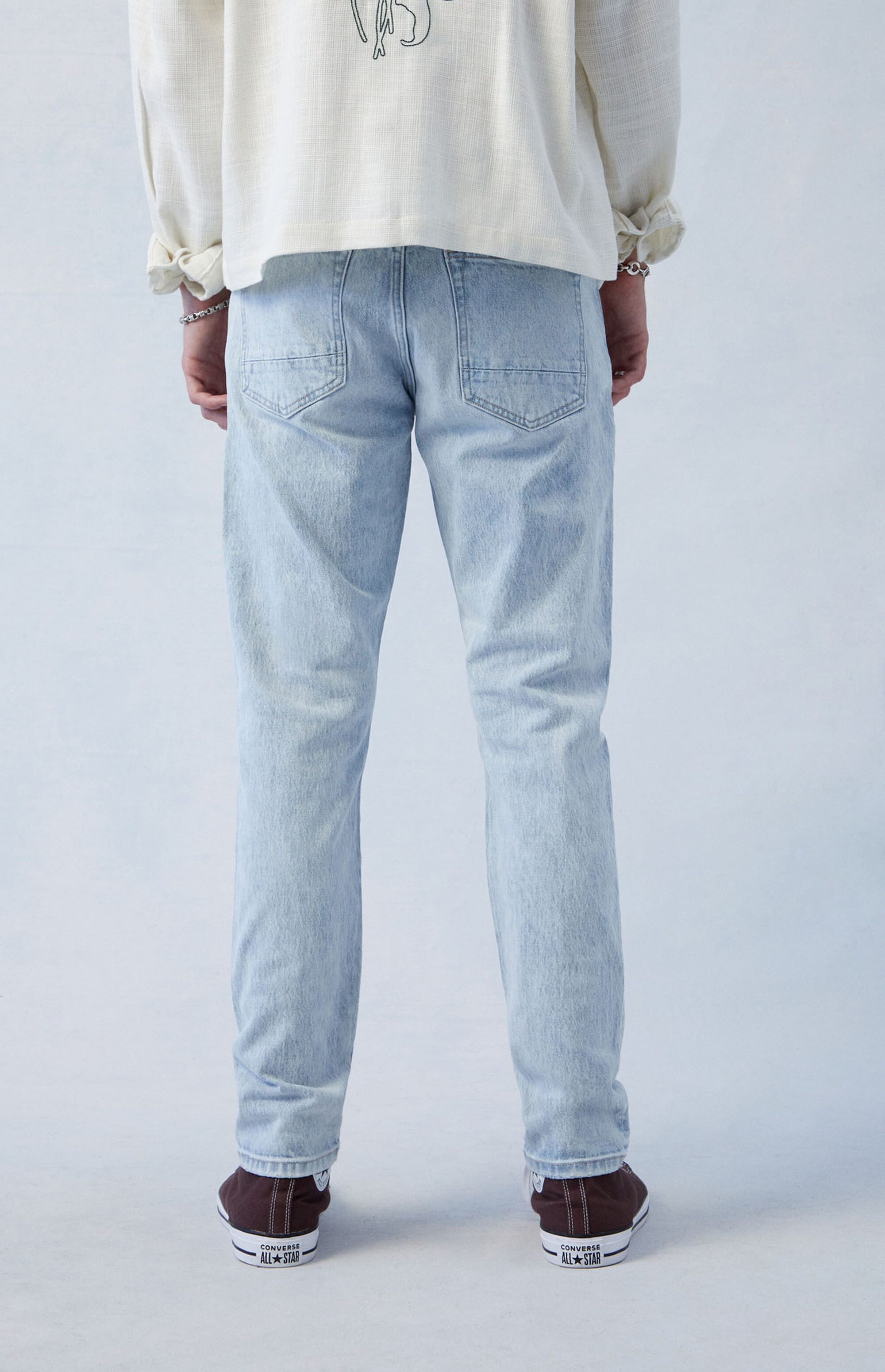 Pacsun Eco Comfort Stretch Light Indigo Slim Jeans | Pacsun