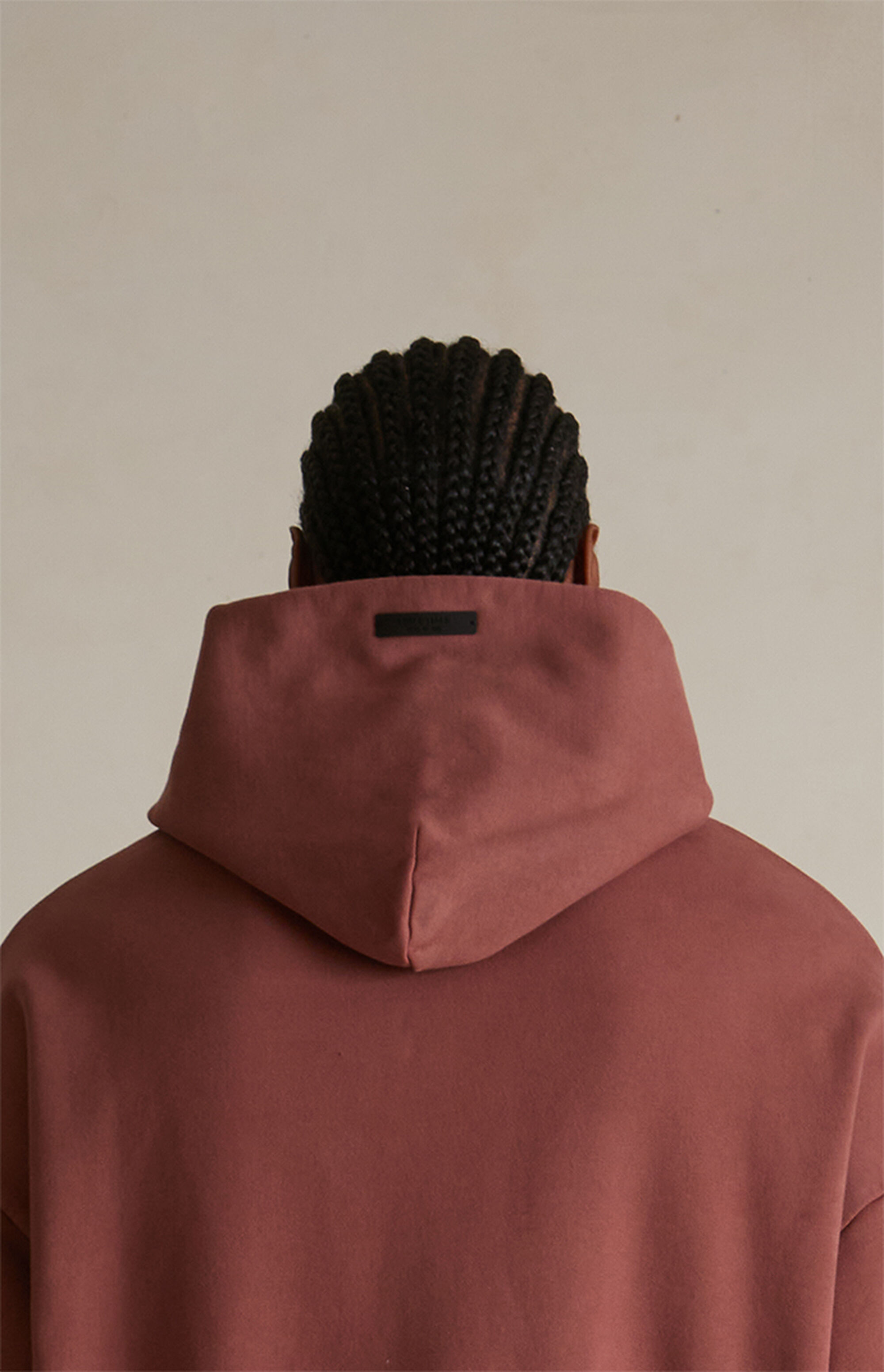 Fear of God ESSENTIALS Crimson Heavy Fleece Hoodie | Pacsun