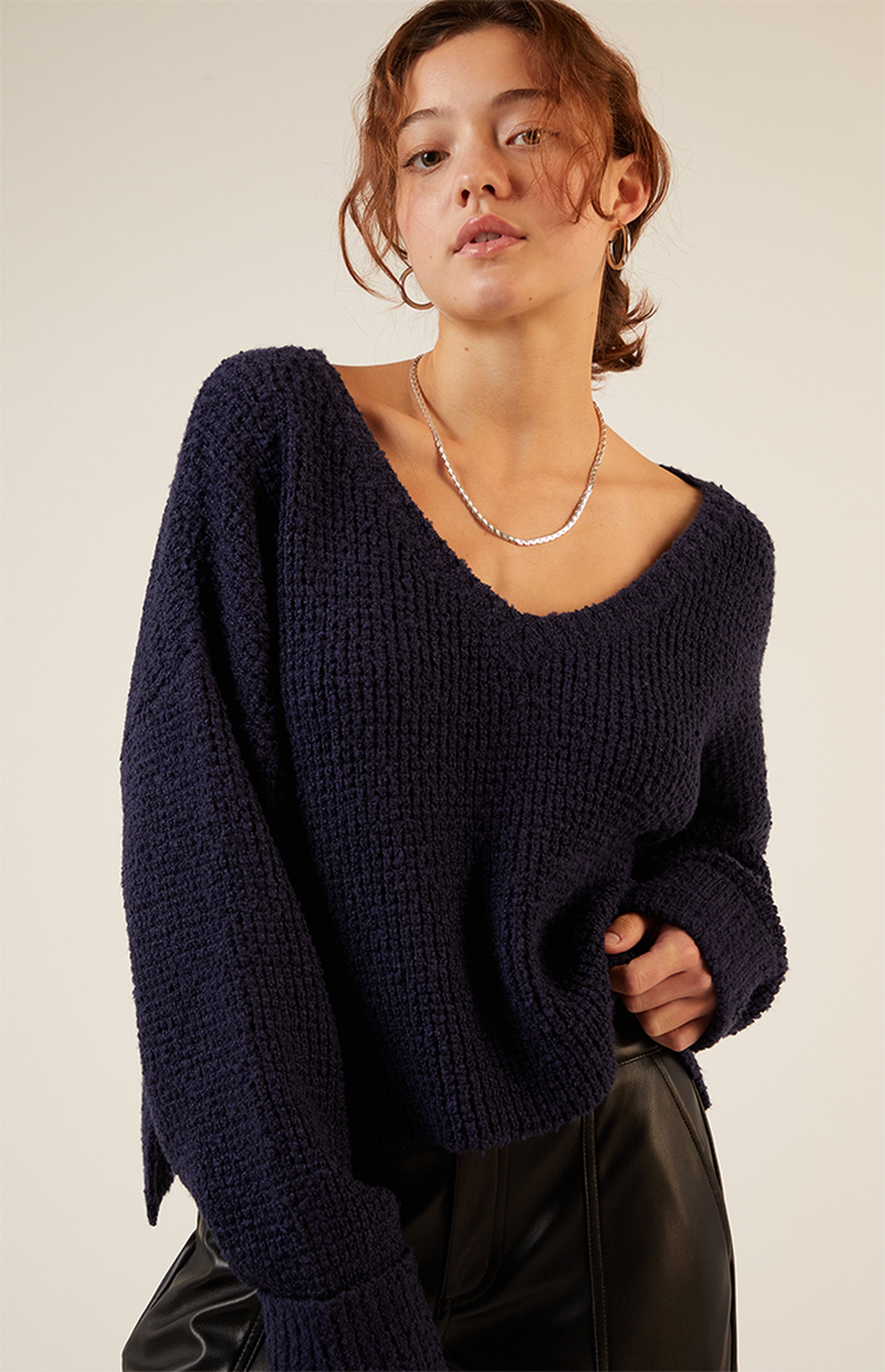 LA Hearts Snug Renata V-Neck Sweater | PacSun