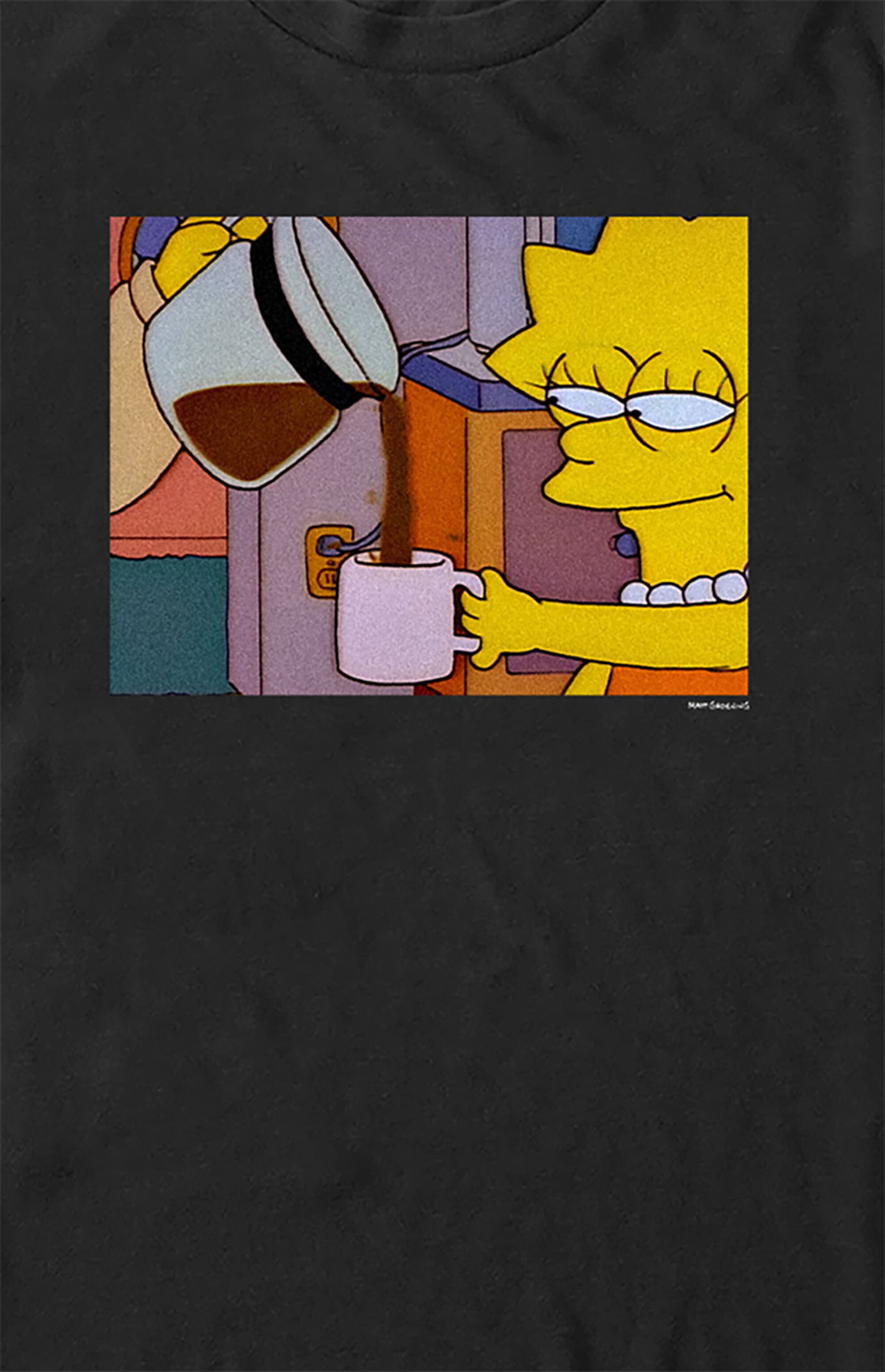 The Simpsons Lisa Coffee T-Shirt | PacSun