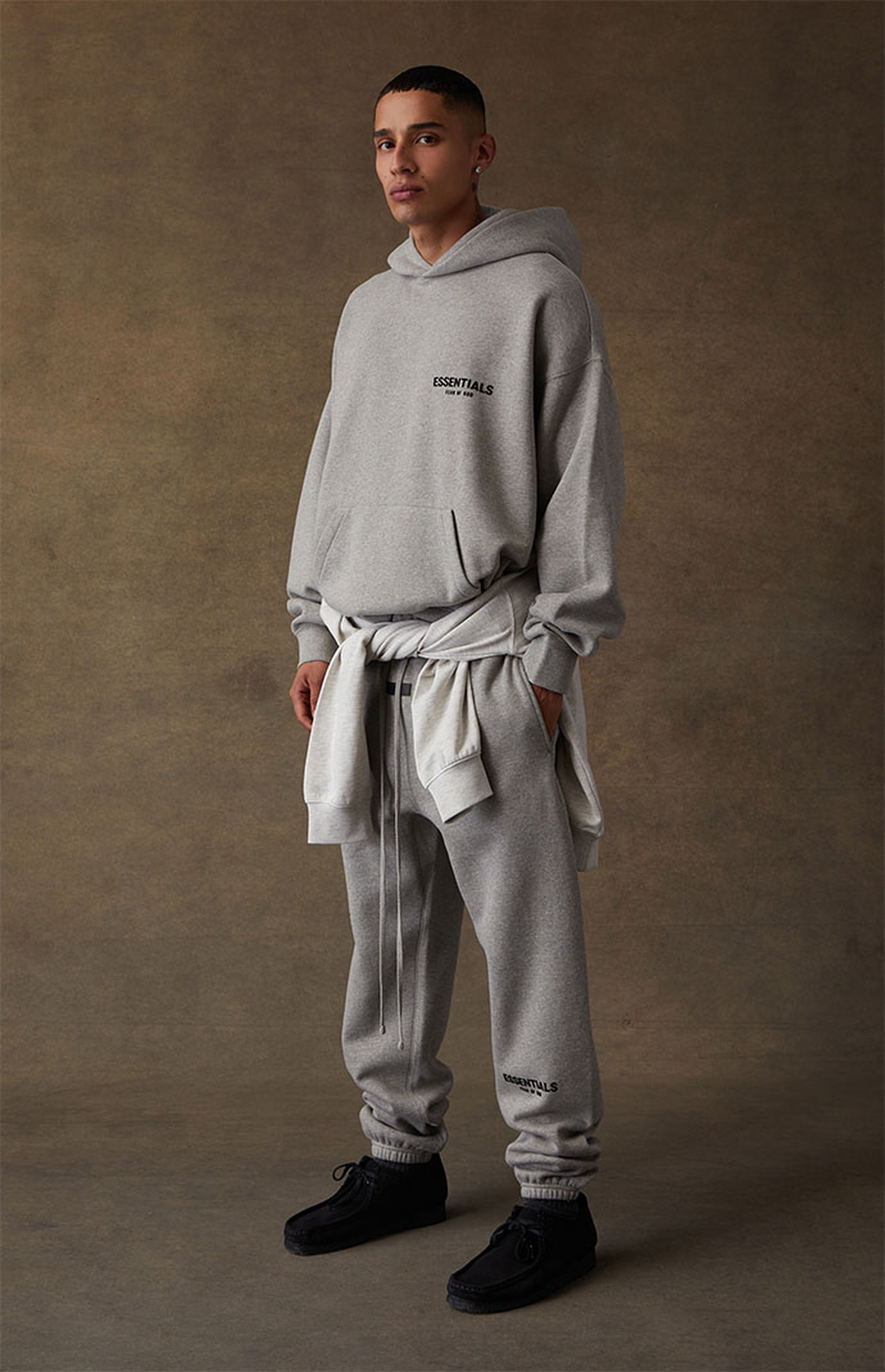 Fear of God ESSENTIALS Dark Oatmeal Sweatpants | Pacsun