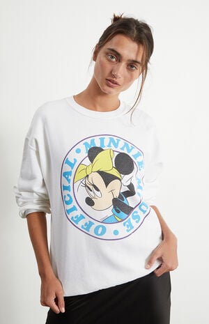 Junk Food Official Minnie Mouse Crew Neck Sweatshirt | PacSun