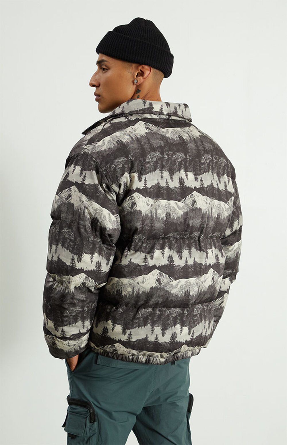 Pacsun Woodlands Coaches Puffer Jacket | Pacsun