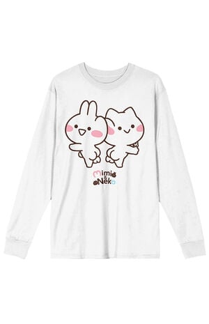 Mimi & Neko Rabbit White Long Sleeve T-Shirt | PacSun