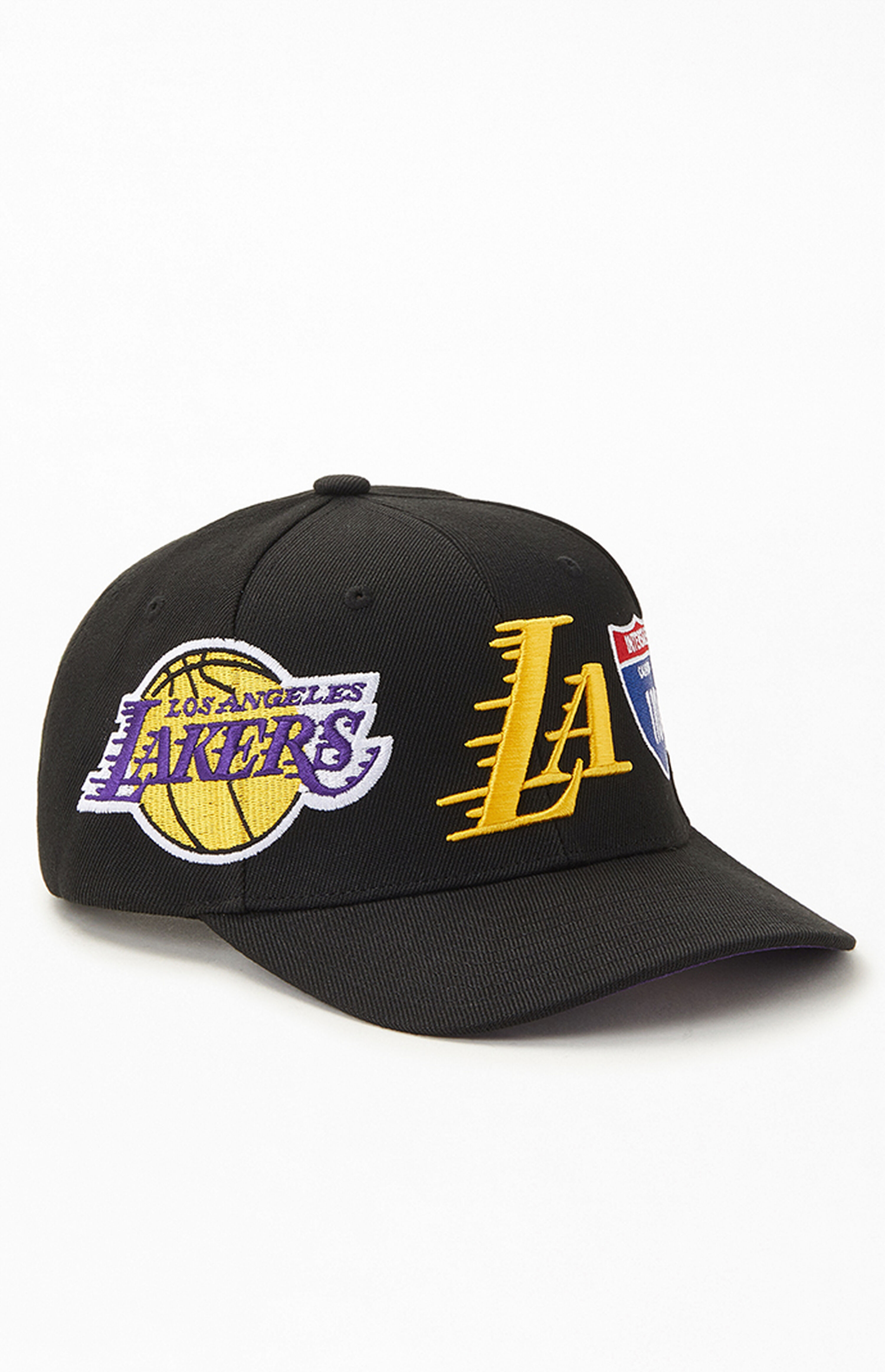 Mitchell & Ness Lakers Drip Snapback Hat | PacSun