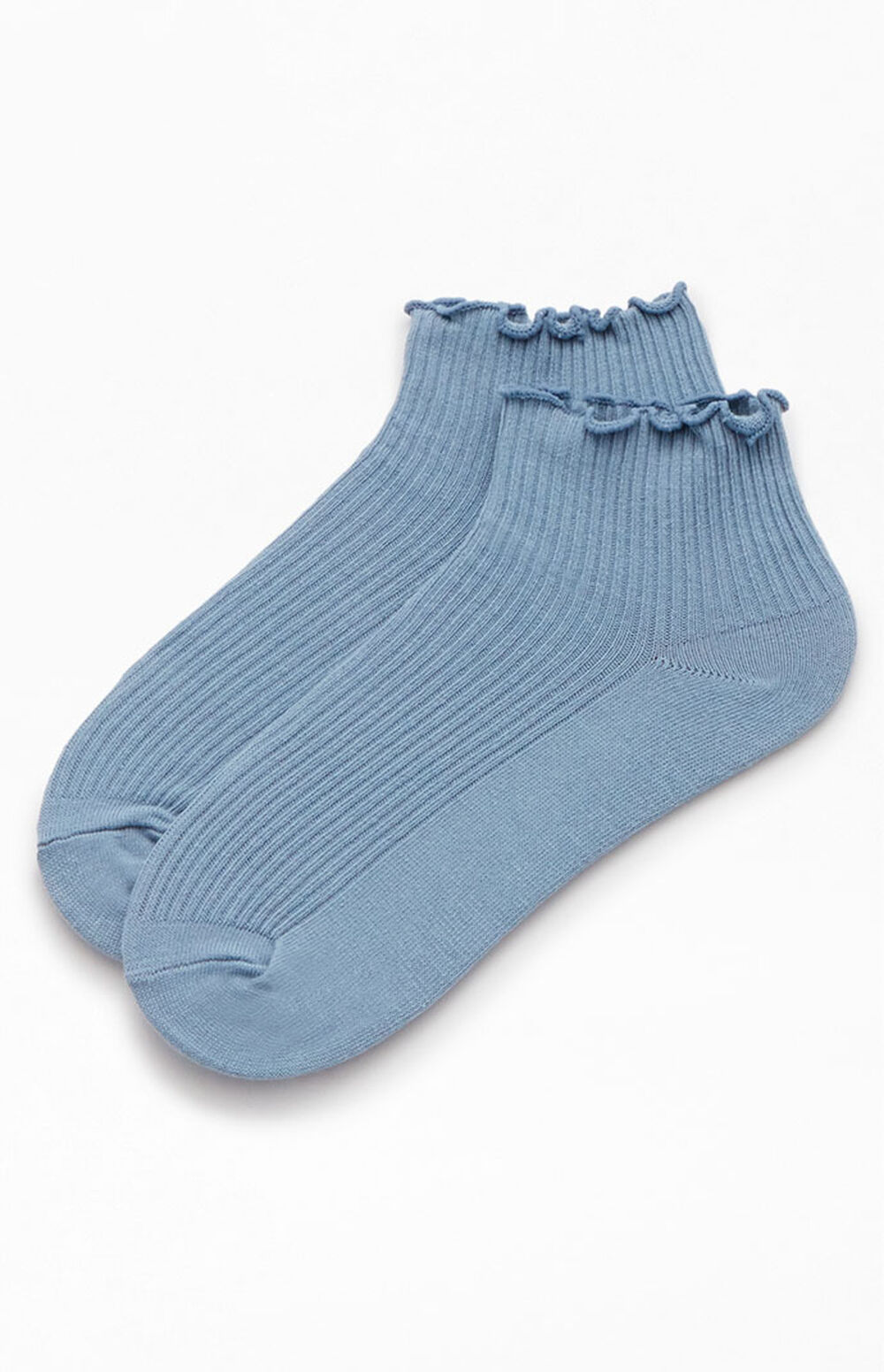 LA Hearts Ruffle Trim Ankle Socks | PacSun