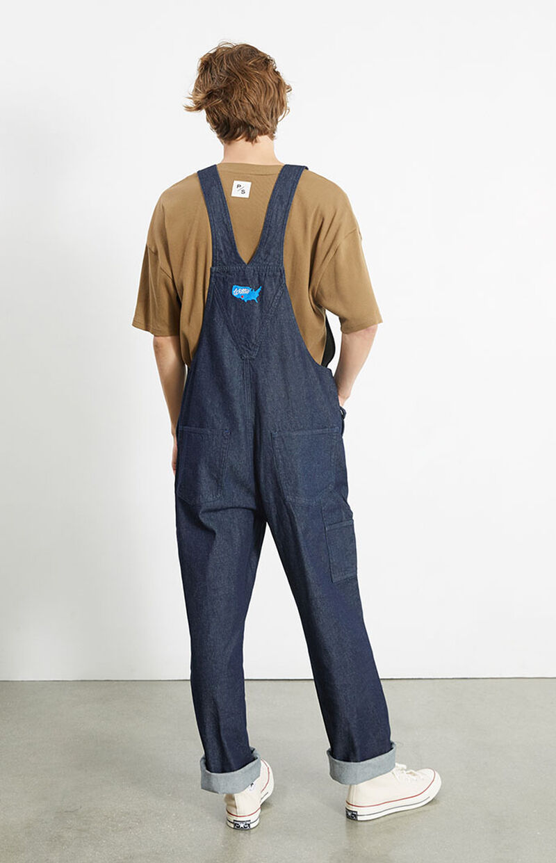 Brixton Willie Nelson Denim Overalls | Pacsun