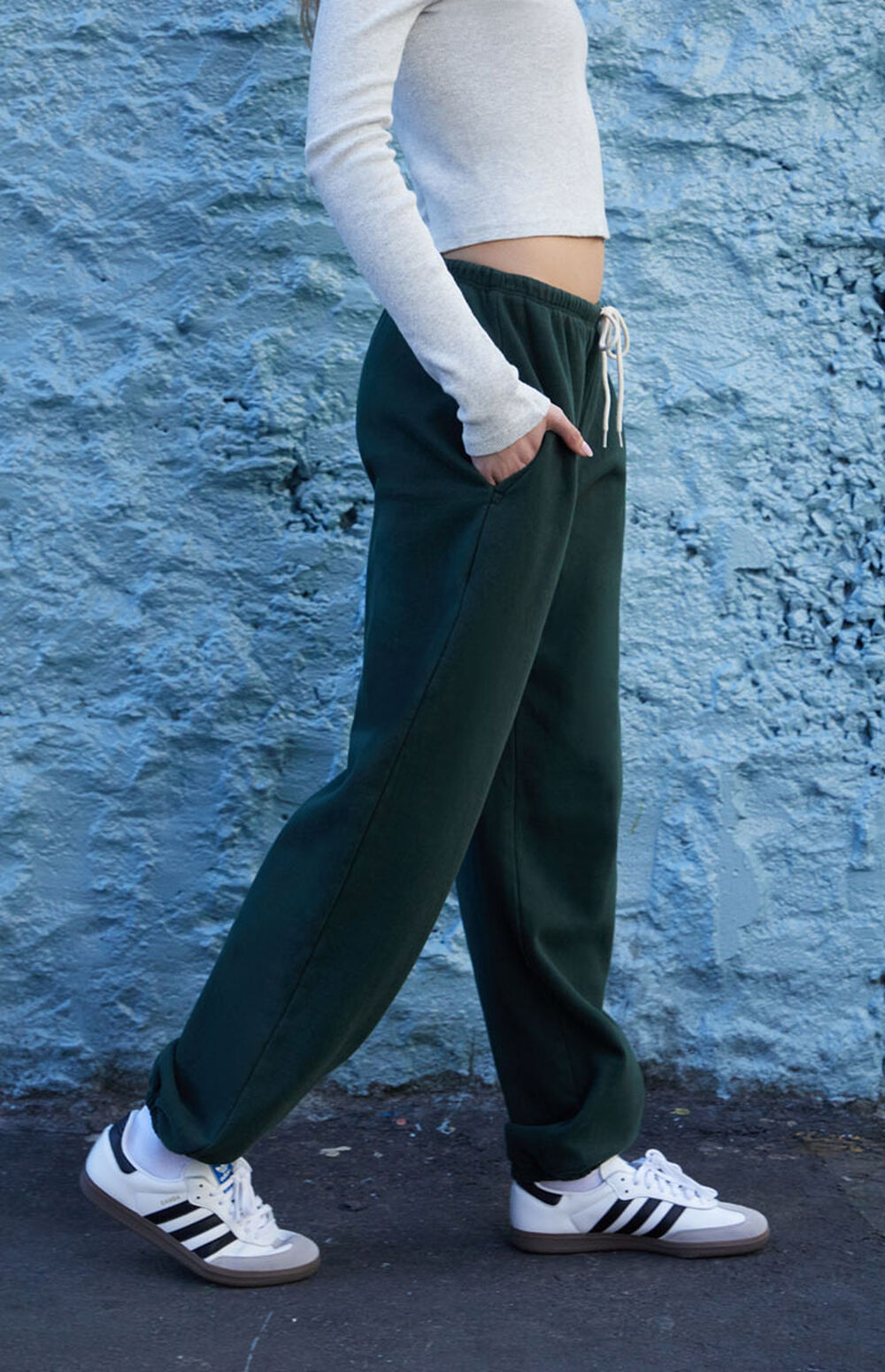 John Galt Green Rosa Sweatpants | PacSun