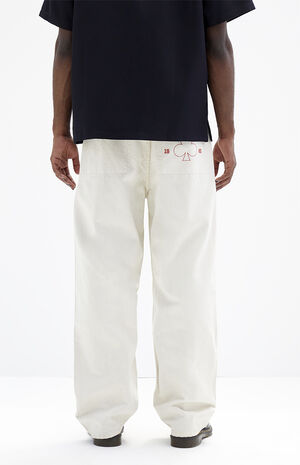Pacsun Cream Baggy Clover Jeans | PacSun