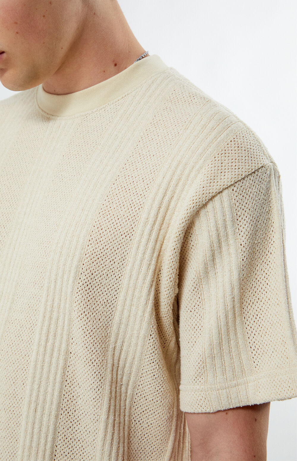 Pacsun Lines Textured T-Shirt | PacSun