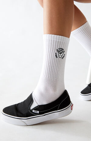 LA Hearts Good Vibes Crew Socks | PacSun