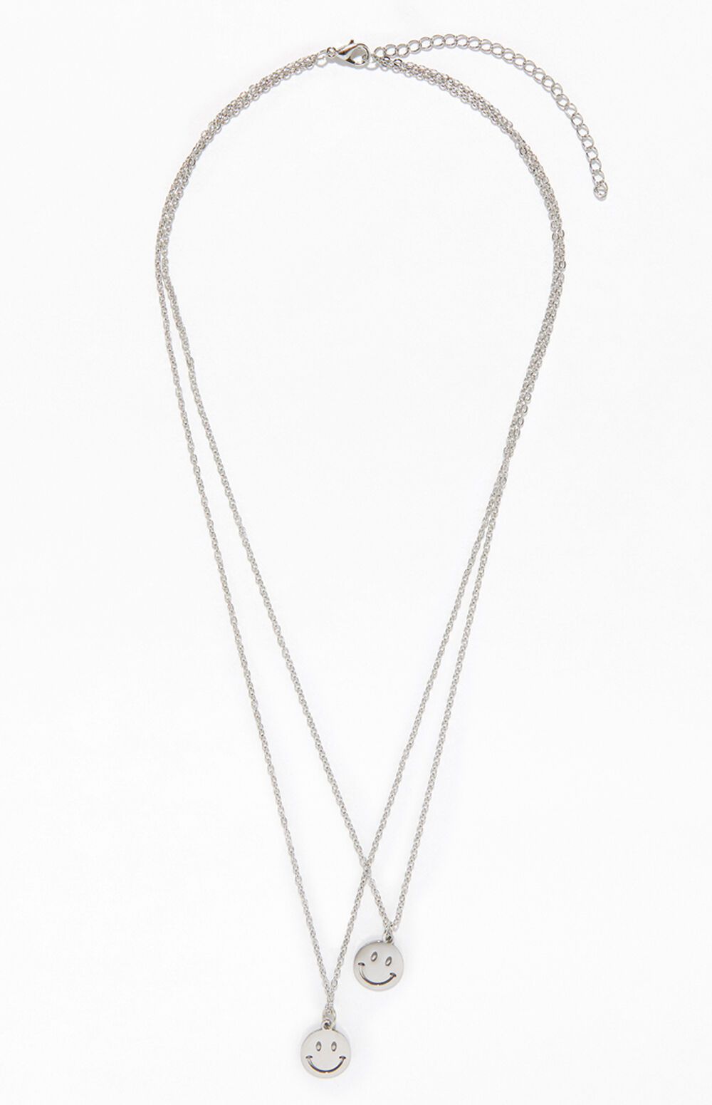 Pacsun Double Smiley Necklace | PacSun