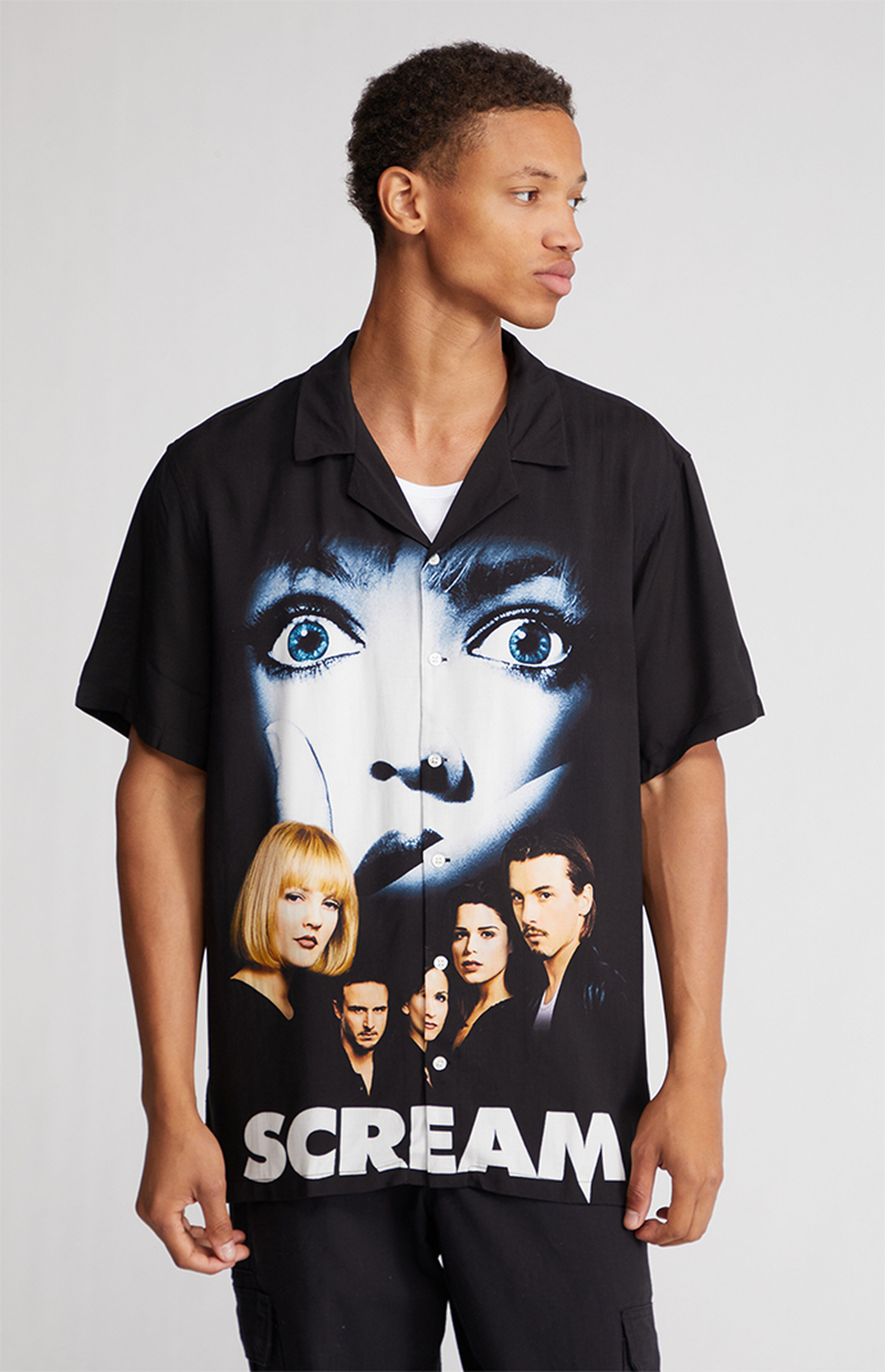 Pacsun Scream Woven Camp Shirt | Pacsun