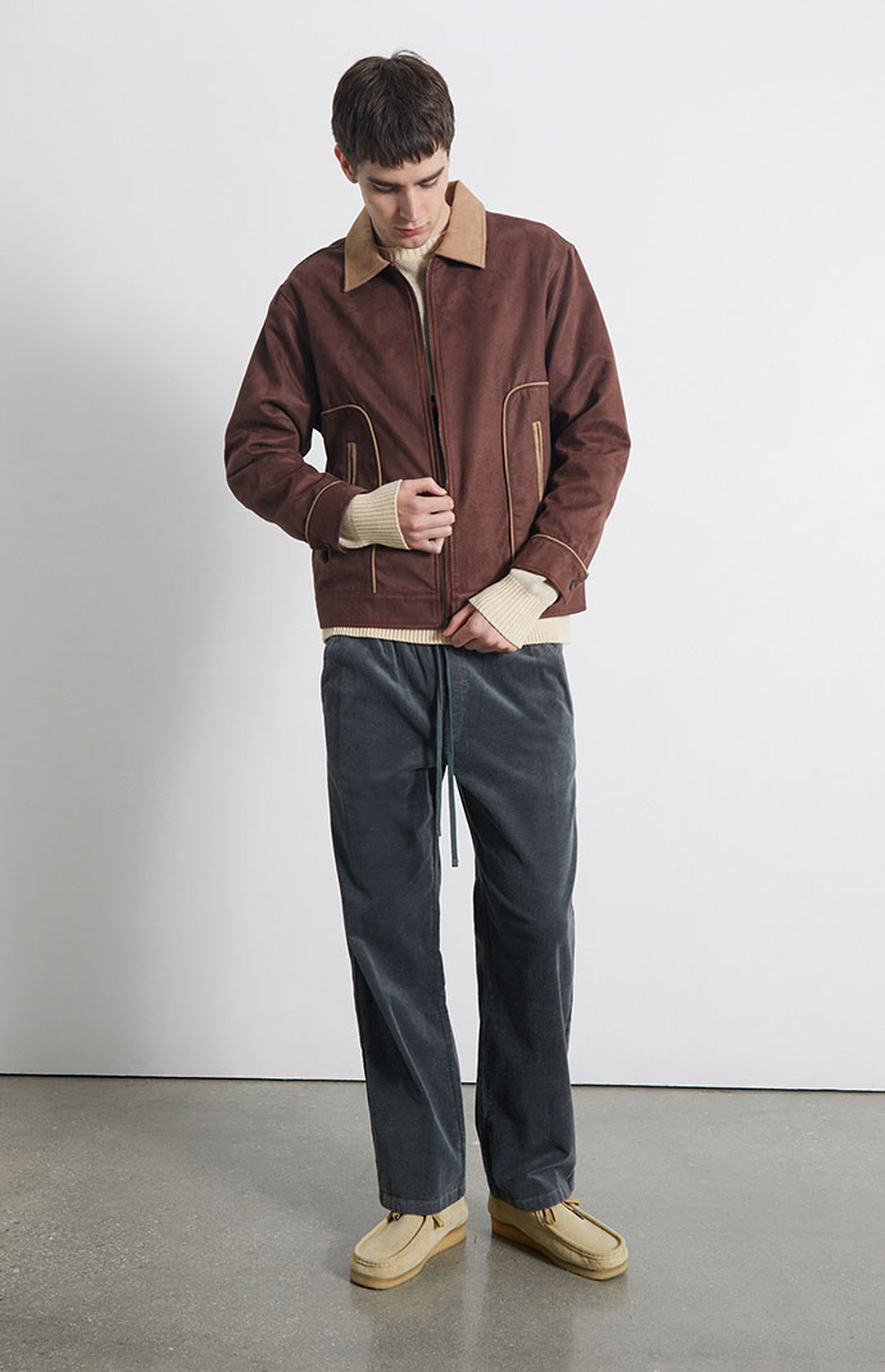 Pacsun Western Suede Gas Jacket | PacSun