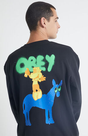 Obey Donkey Crew Neck Sweatshirt | PacSun