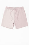 Pacsun Mauve Colorblock Sweat Shorts | Pacsun