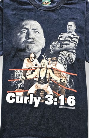 GOAT Vintage Upcycled WWF Curly 3:16 T-Shirt | PacSun