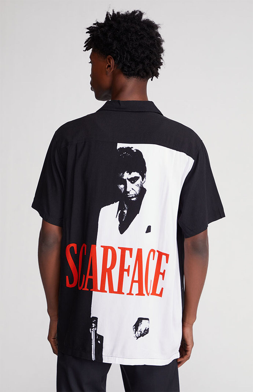 Pacsun Scarface Woven Camp Shirt | Pacsun
