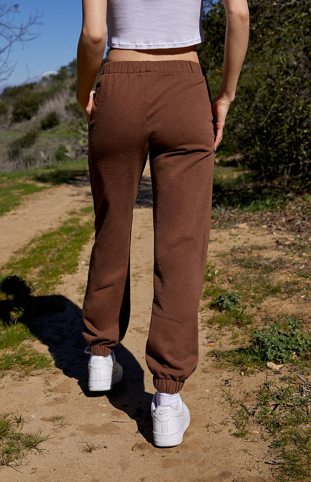 John Galt Brown Rosa Sweatpants | PacSun