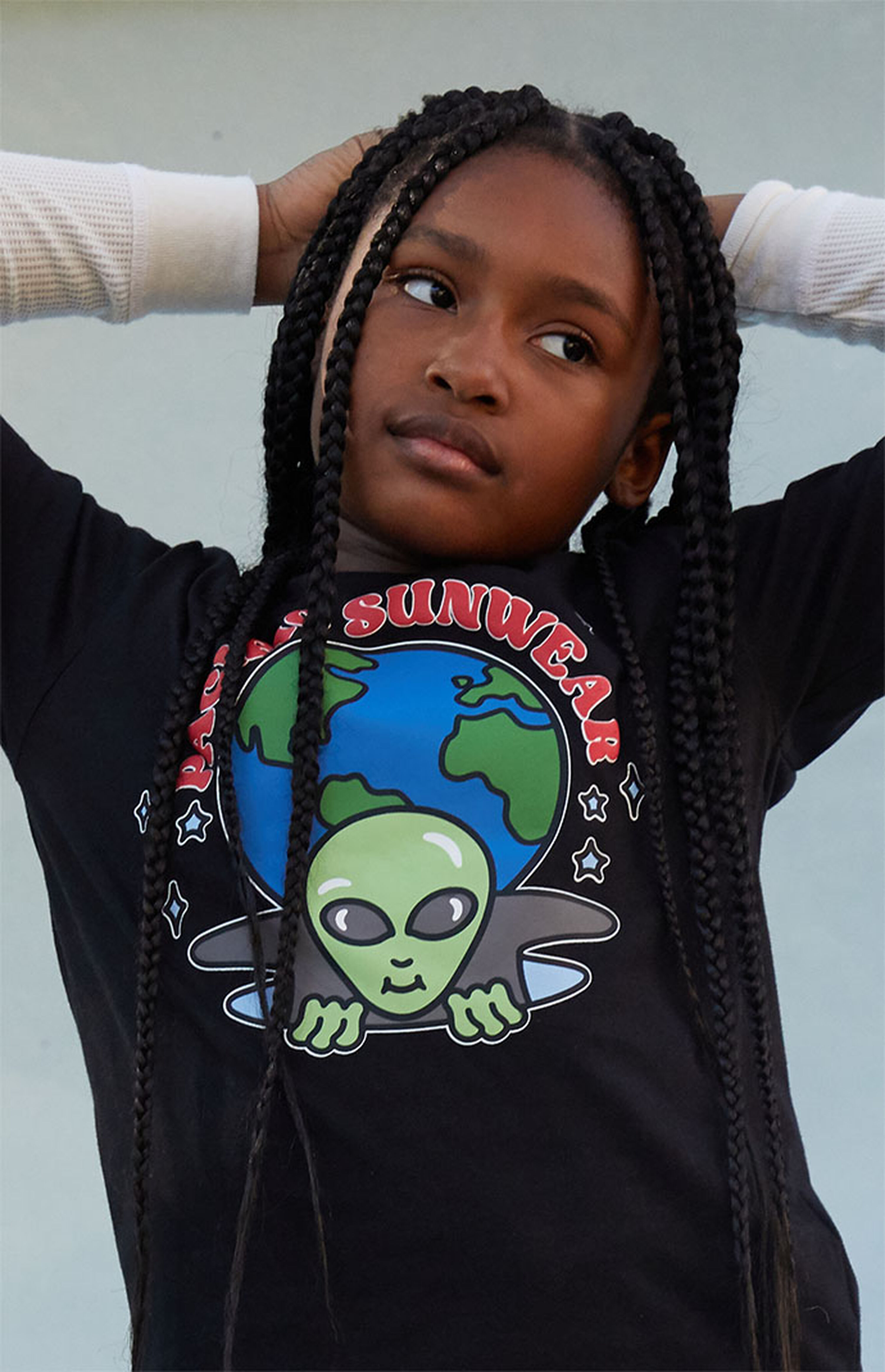Pacsun Kids Alien Earth T-Shirt | Pacsun