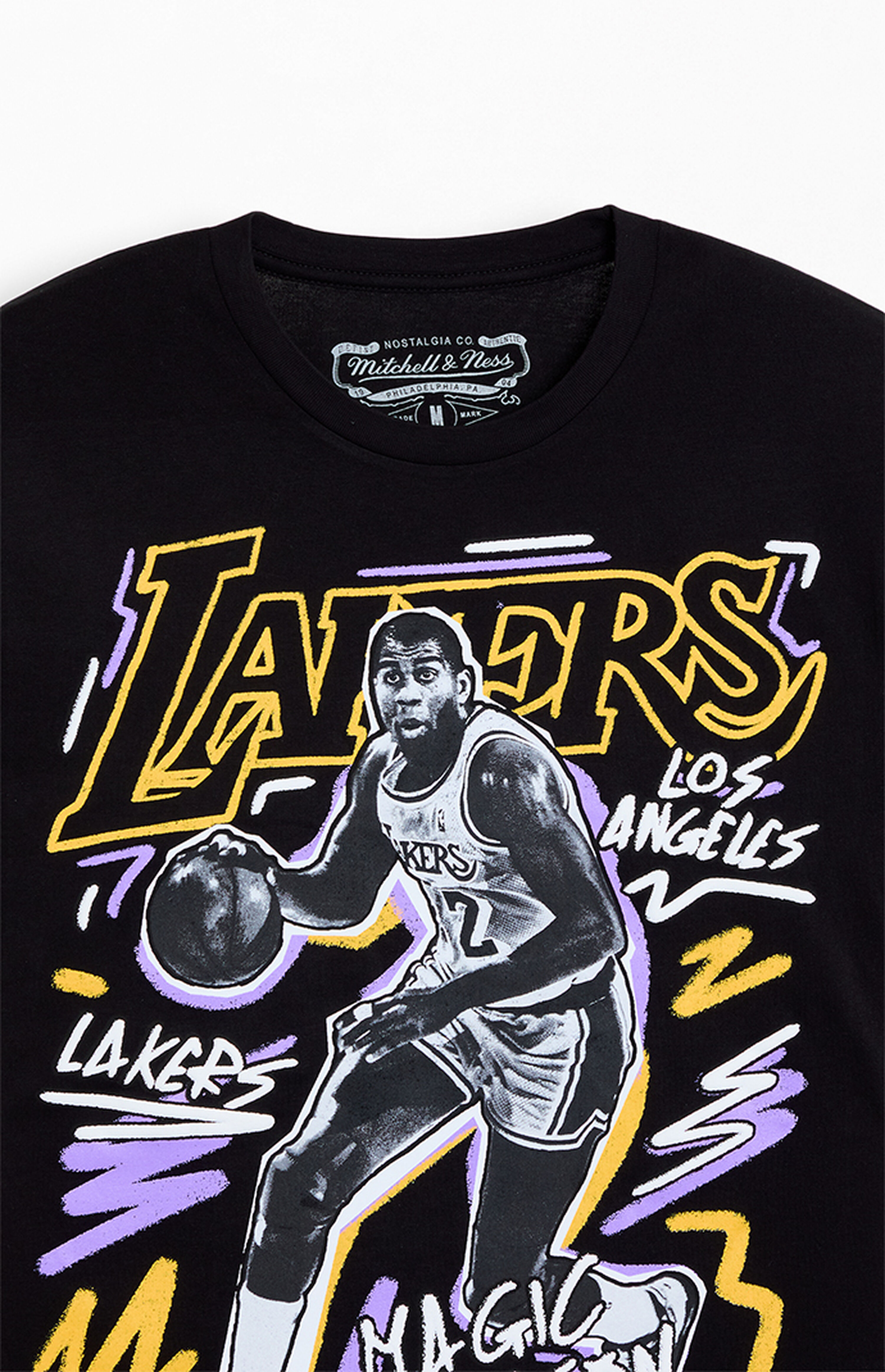 Mitchell & Ness Magic Johnson Chalked Up T-Shirt | PacSun