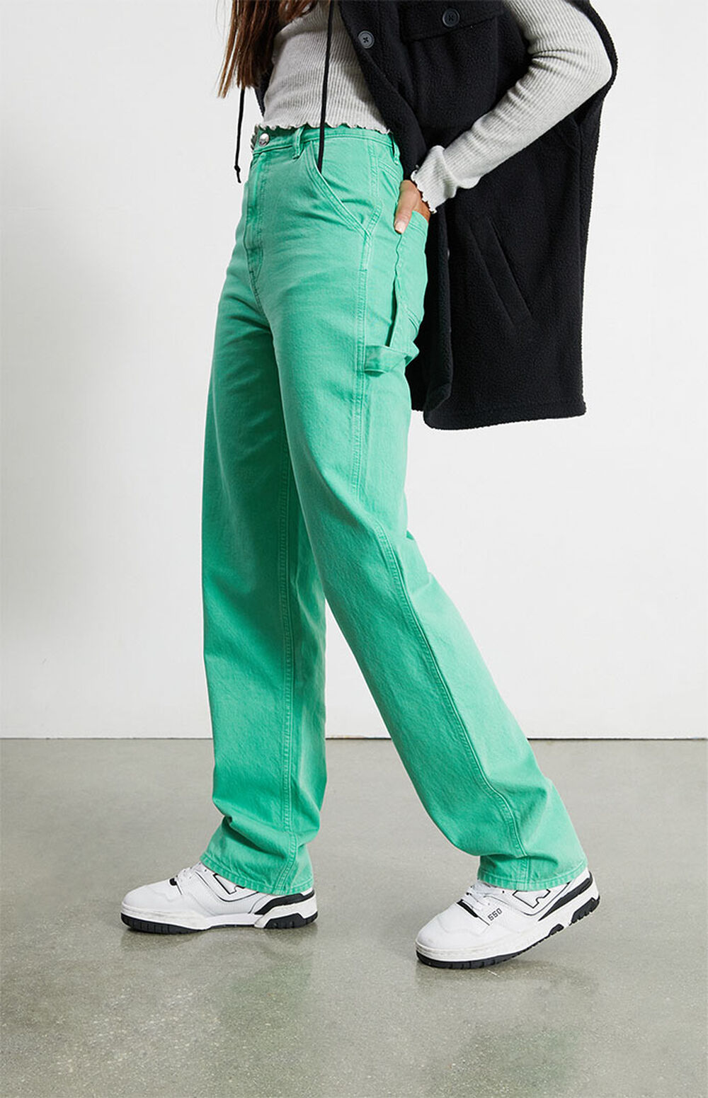 Pacsun Eco Green Boyfriend Carpenter Pants | PacSun