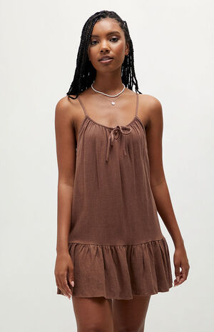 LA Hearts Keyhole Drop Waist Dress | Pacsun