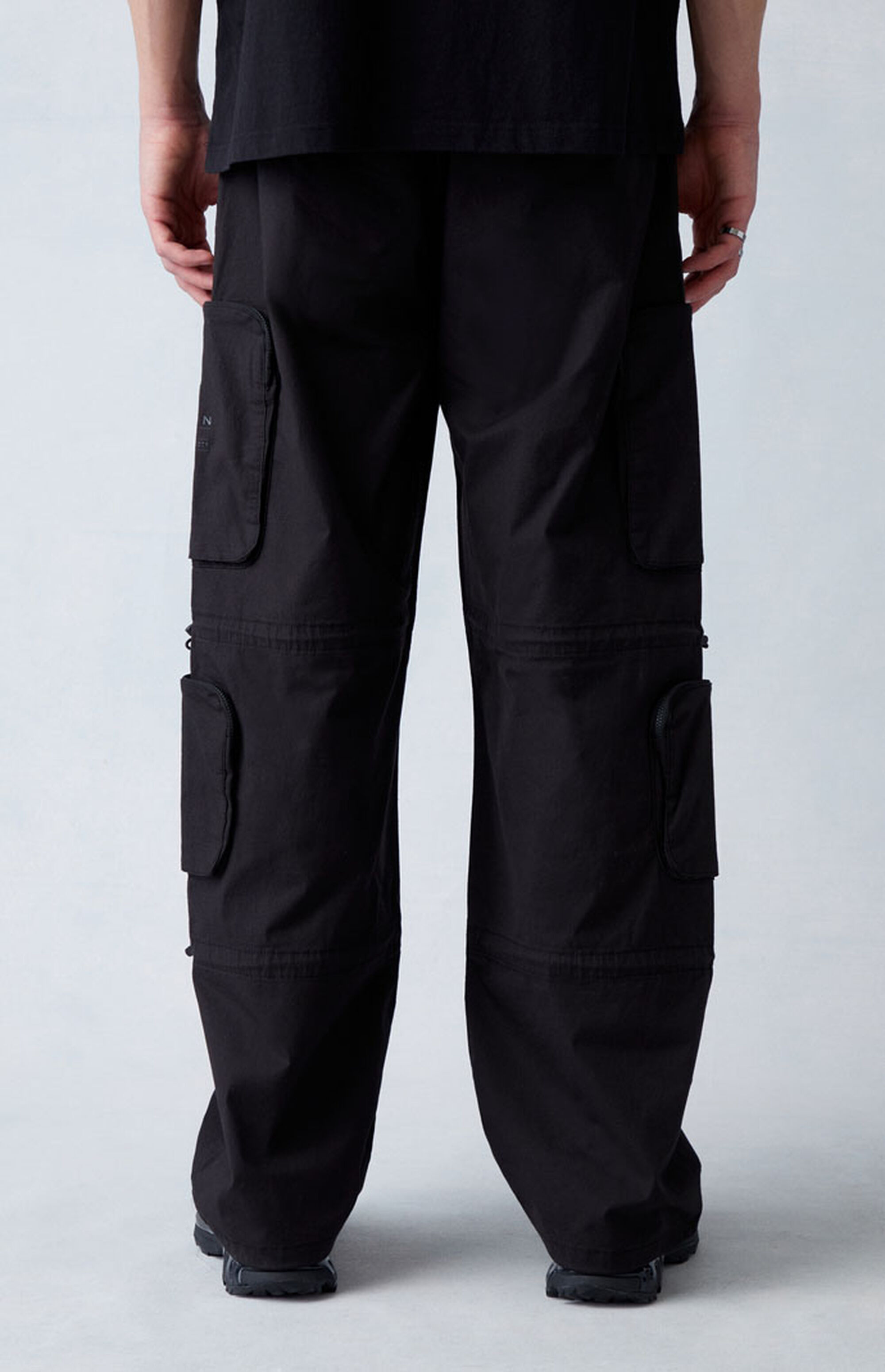 Pacsun Canvas Black Baggy Cargo Pants | PacSun