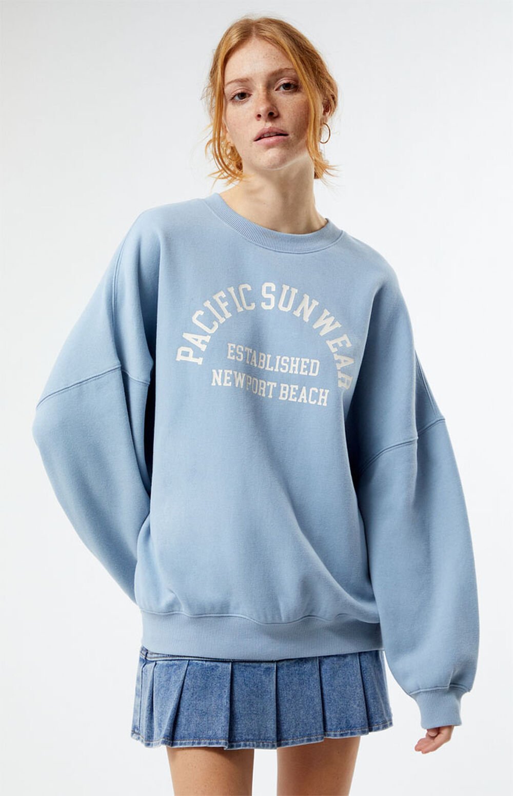 Pacsun Newport Beach Crew Neck Sweatshirt | PacSun