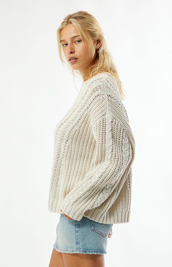 Your Favorite Magnolia Cable Knit Oversized Sweater | Pacsun