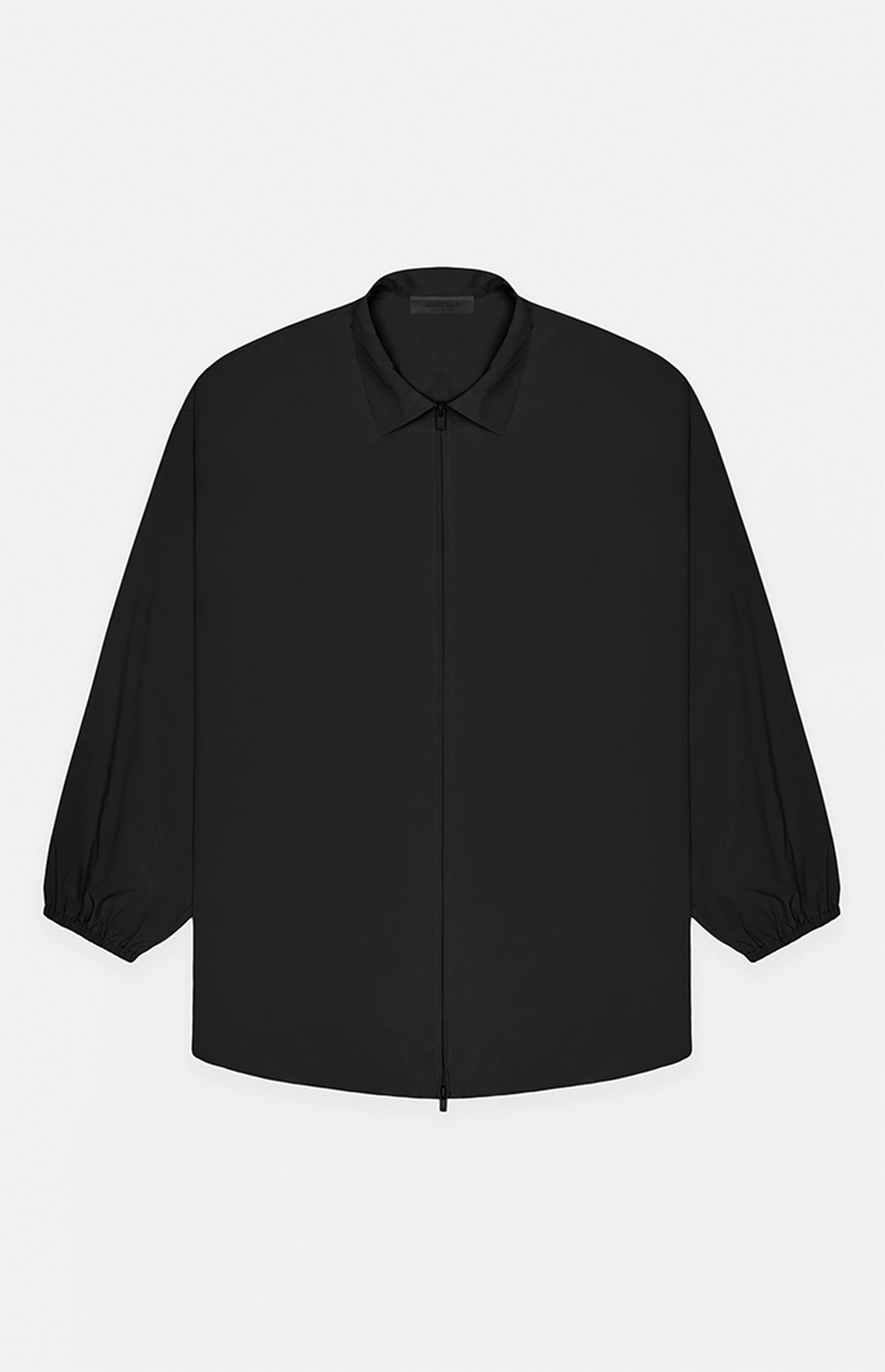Fear of God Essentials Black Overshirt Jacket | PacSun