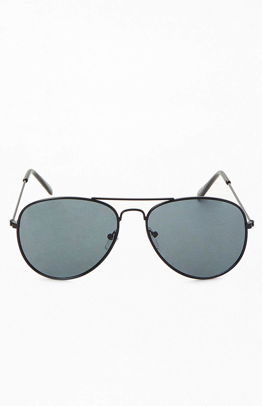 Pacsun Black Metal Aviator Sunglasses | Pacsun