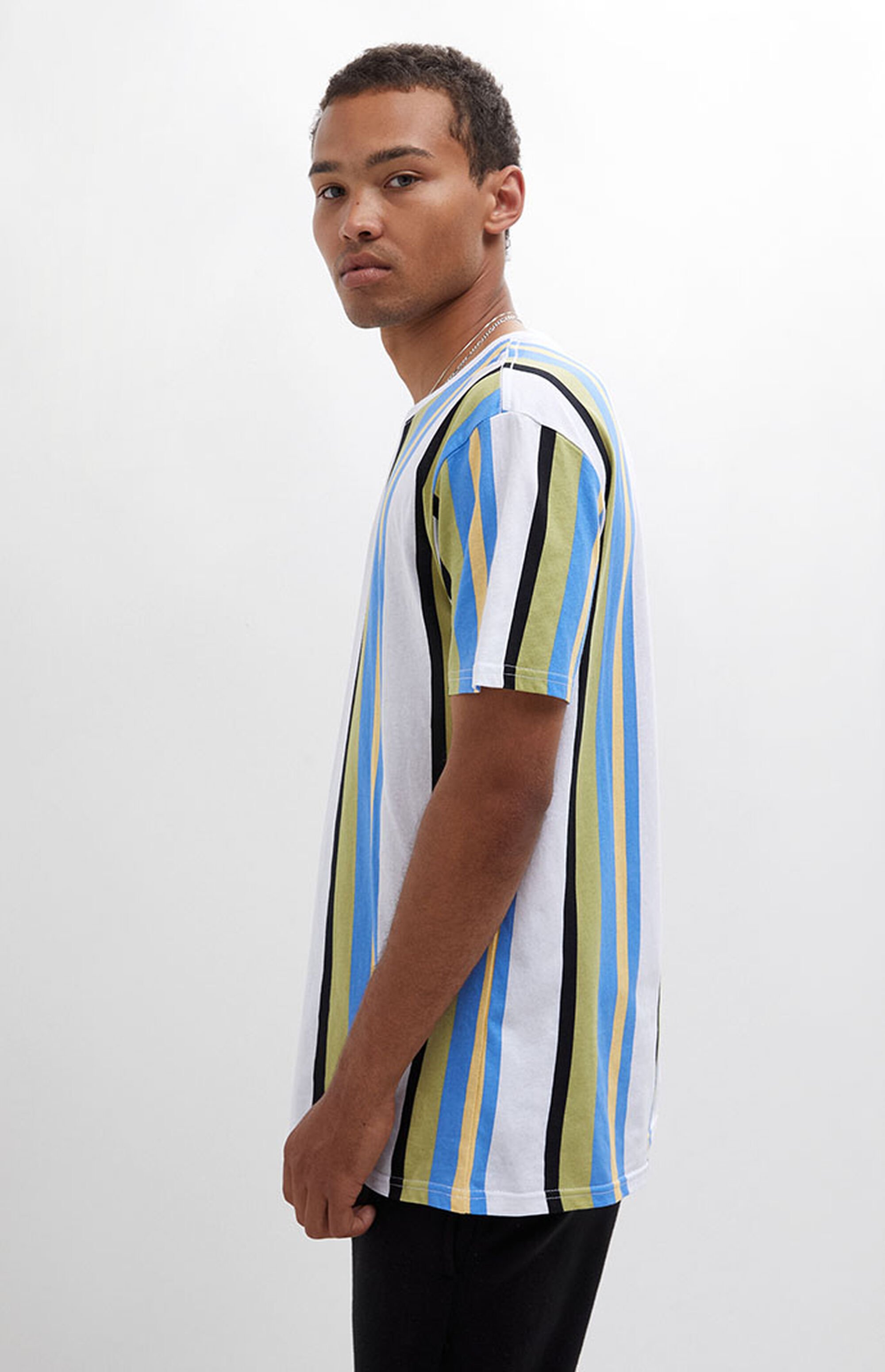 PacCares Vertical Stripe T-Shirt | PacSun