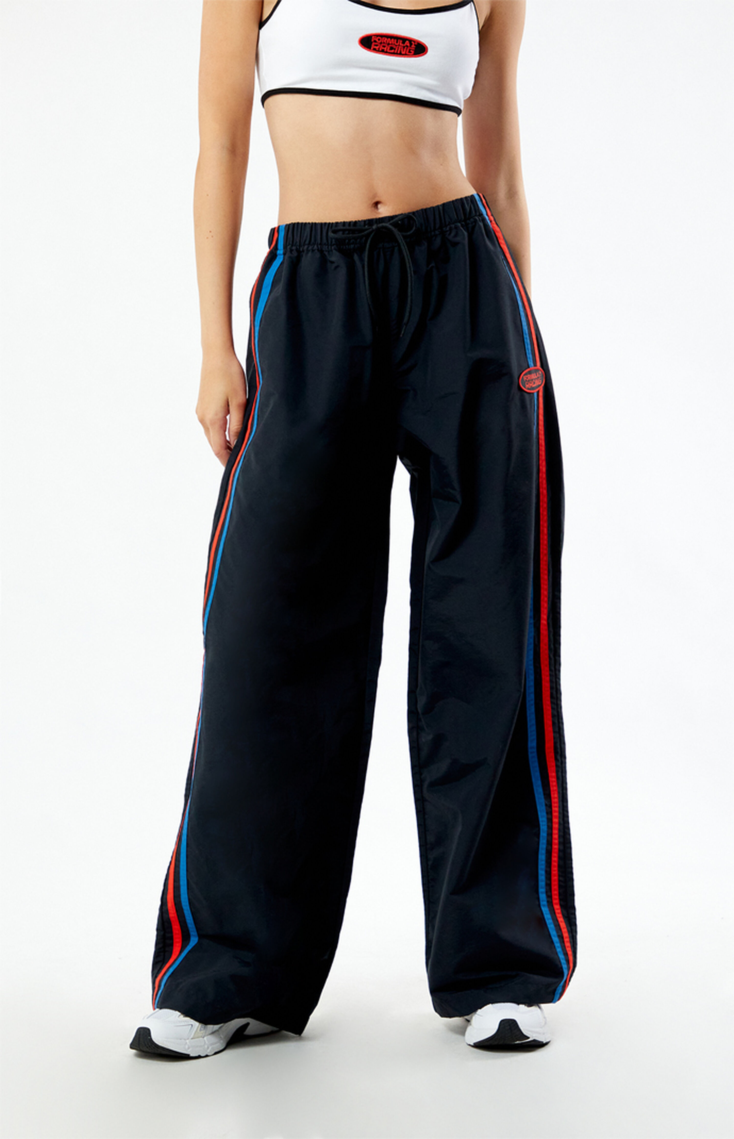 Formula 1 x PacSun Ultra Wide Leg Track Pants | Pacsun