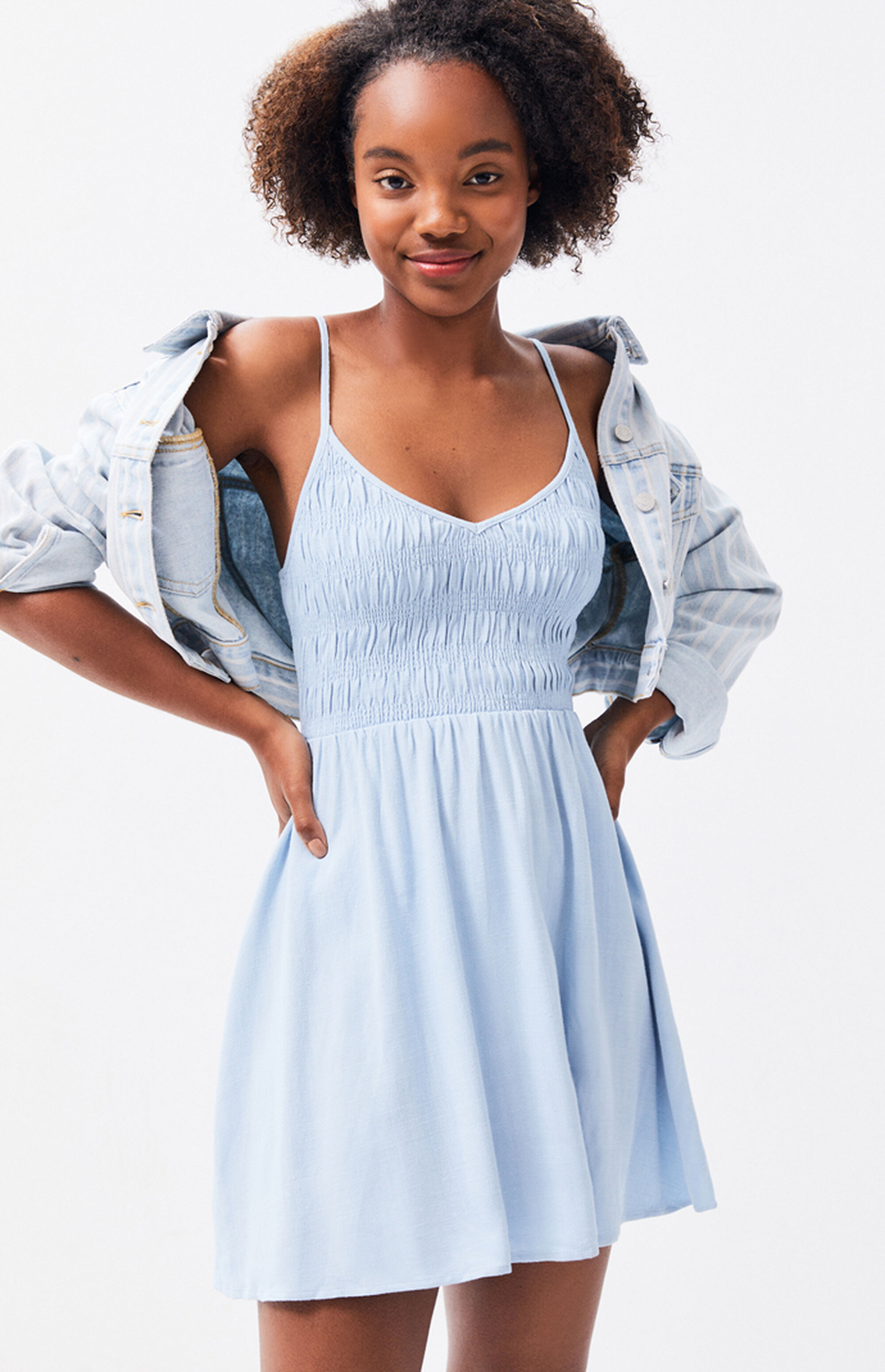 LA Hearts Smocked Mini Dress | PacSun | Pacsun